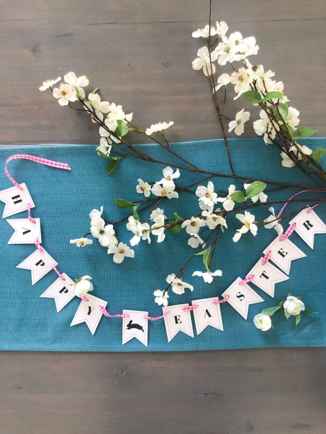 Spring Alphabet Pennant Banner Printables + 26 other free Printables!
