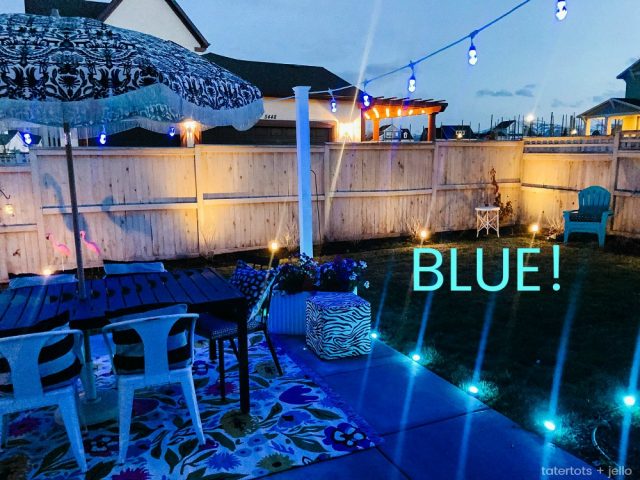 Add Color to Your Outdoor Space with Color-Changing Lights!