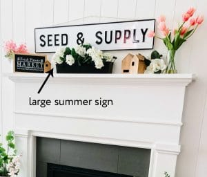 Flower Market Summer Mantel and Decorating Ideas1