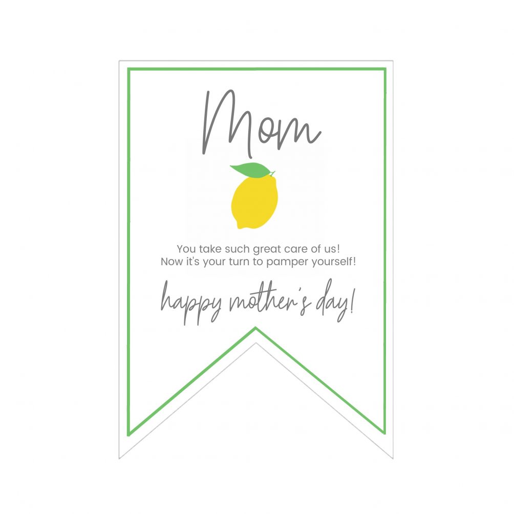 Mother's Day Gift Basket, Printable Tags + DIY Limoncello Sugar Scrub!