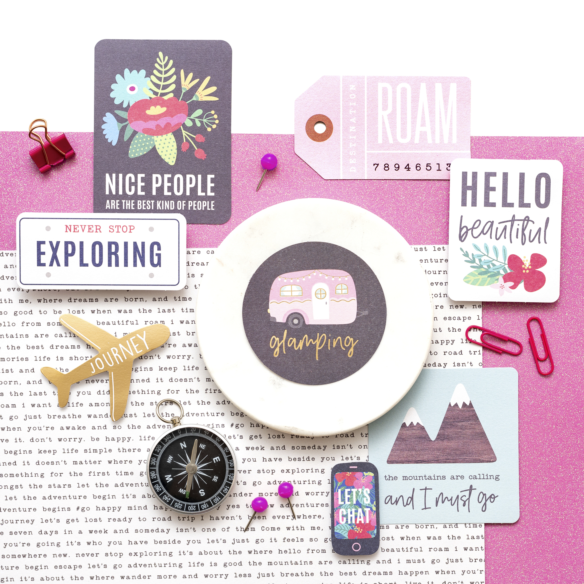 Chasing Adventures Bright and Colorful Paper Line - now In Australia!