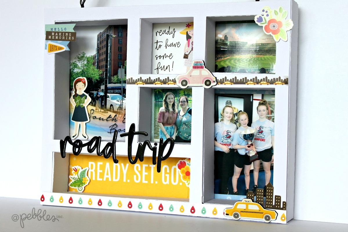 Make a Travel Shadow Box Photo Frame to Display a Special Trip!