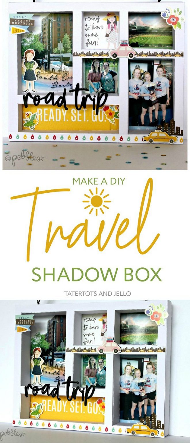Make a Travel Shadow Box Photo Frame to Display a Special Trip!