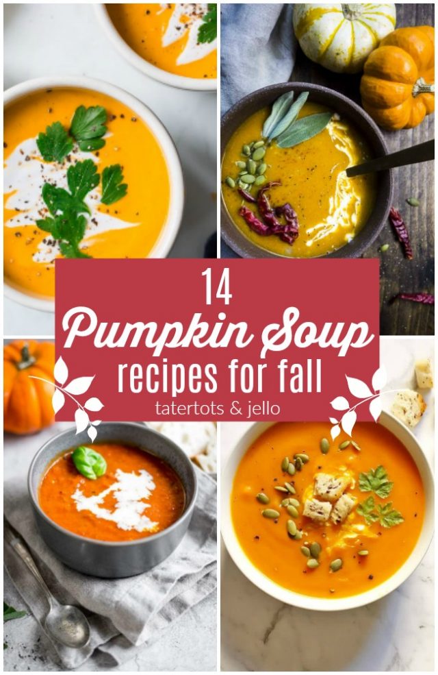 14 Delicious PUMPKIN Soup Recipes for Fall and Cold Weather