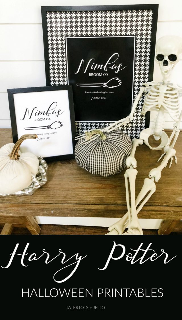 Harry Potter Nimbus Broom Free Halloween Printables!