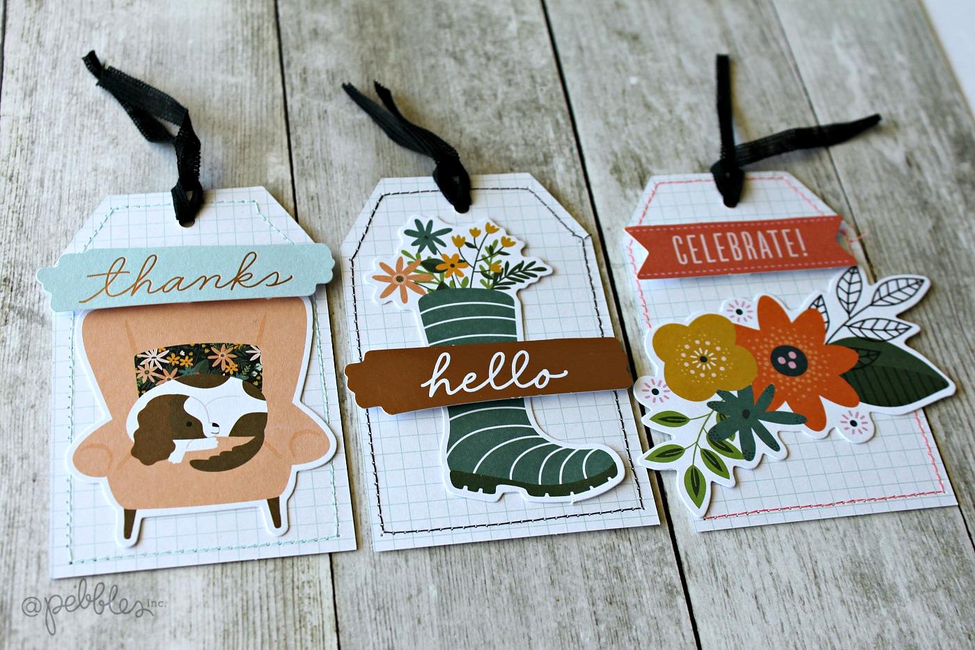 5-Minute Handmade Gift Tags with Stitched Edges