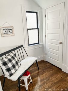 DIY Black Painted Window Frames - update your home with this easy DIY!