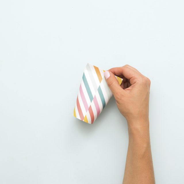 Simple Paper Gift Cones - easy neighbor, birthday or friendship gift idea!