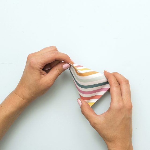 Simple Paper Gift Cones - easy neighbor, birthday or friendship gift idea!