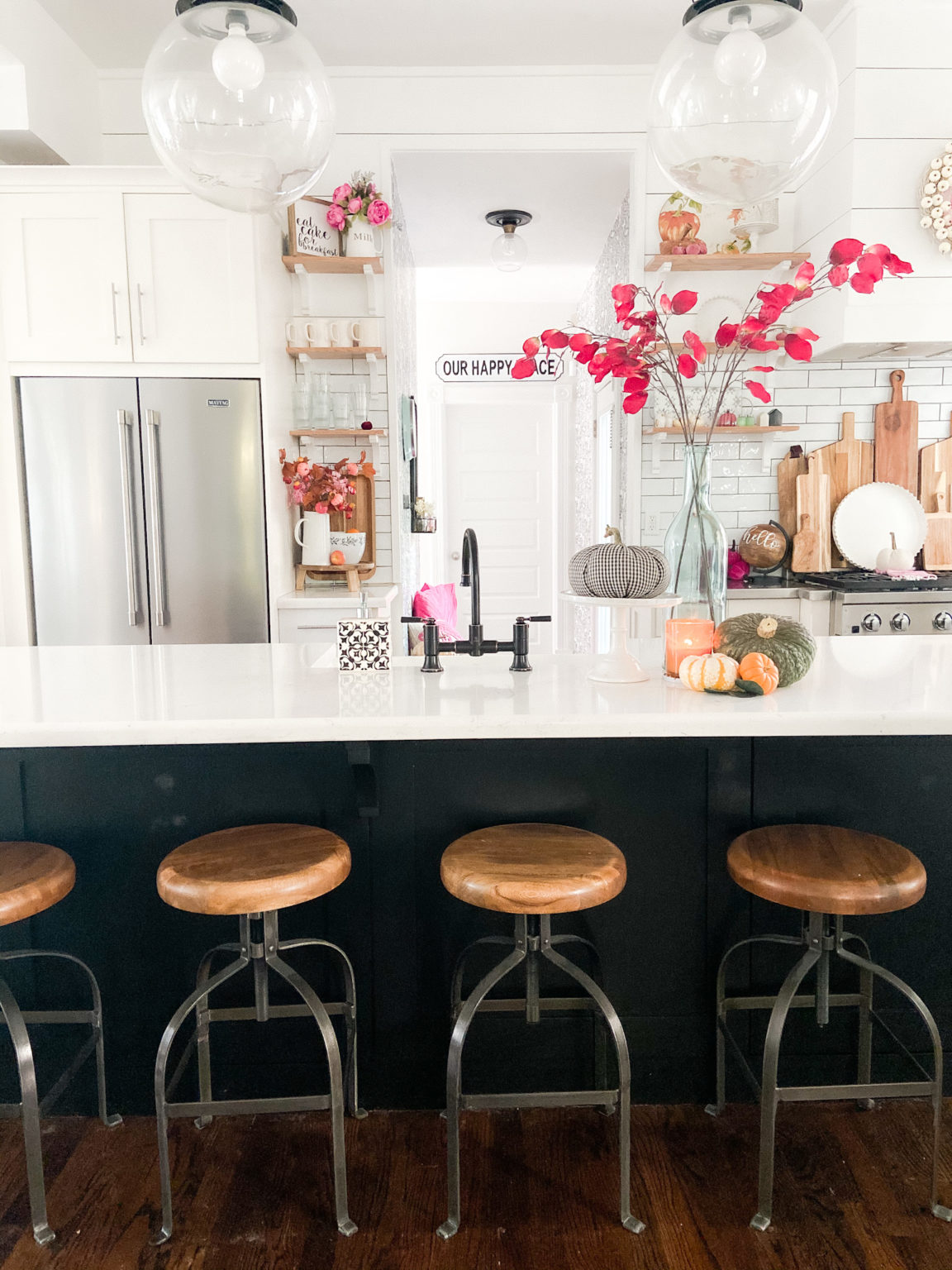 1891 Colorful Cottage 2020 Fall Kitchen Tour - Tatertots and Jello