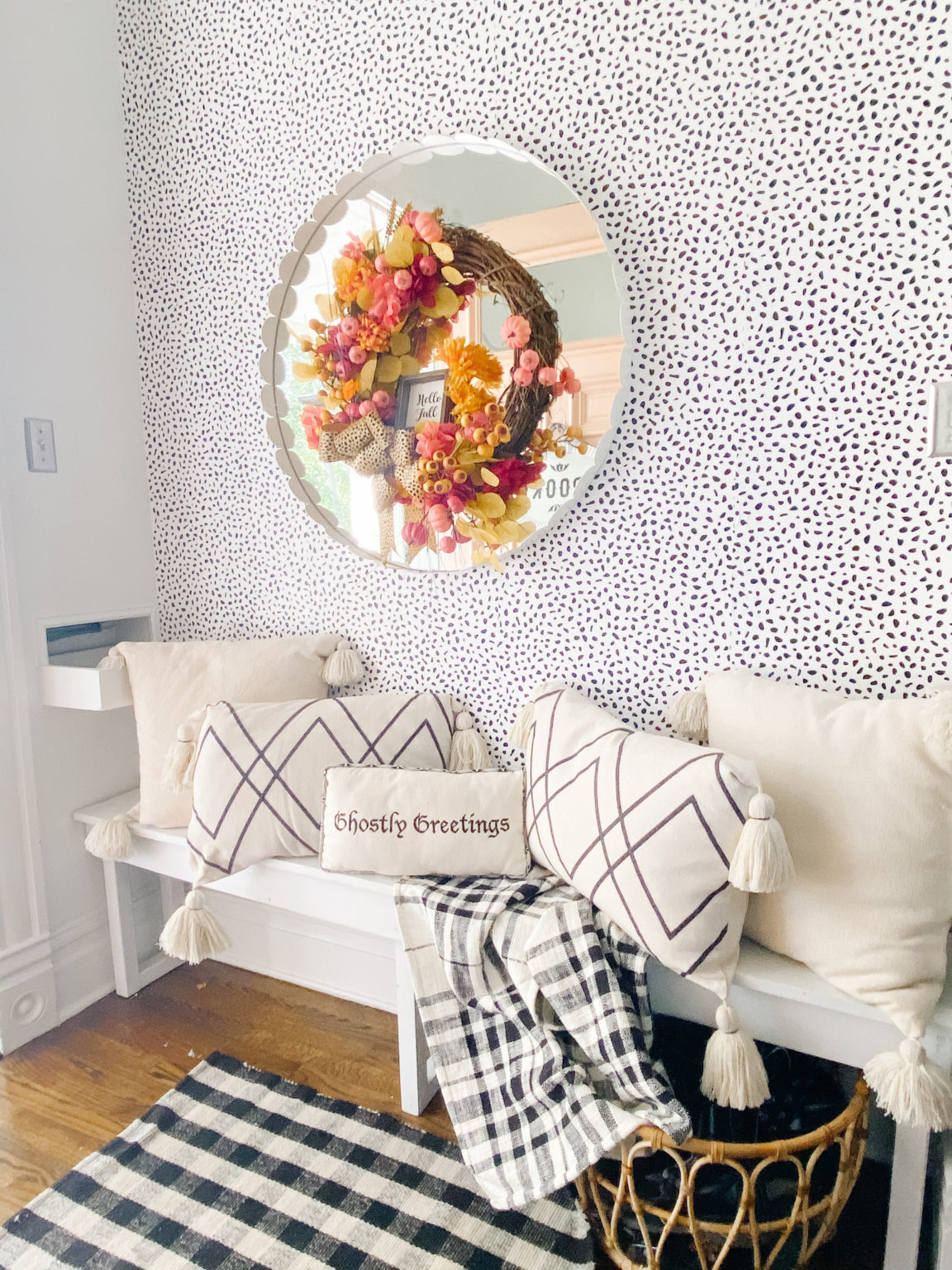 Boho Cottage Colorful Fall Home Tour - Tatertots and Jello