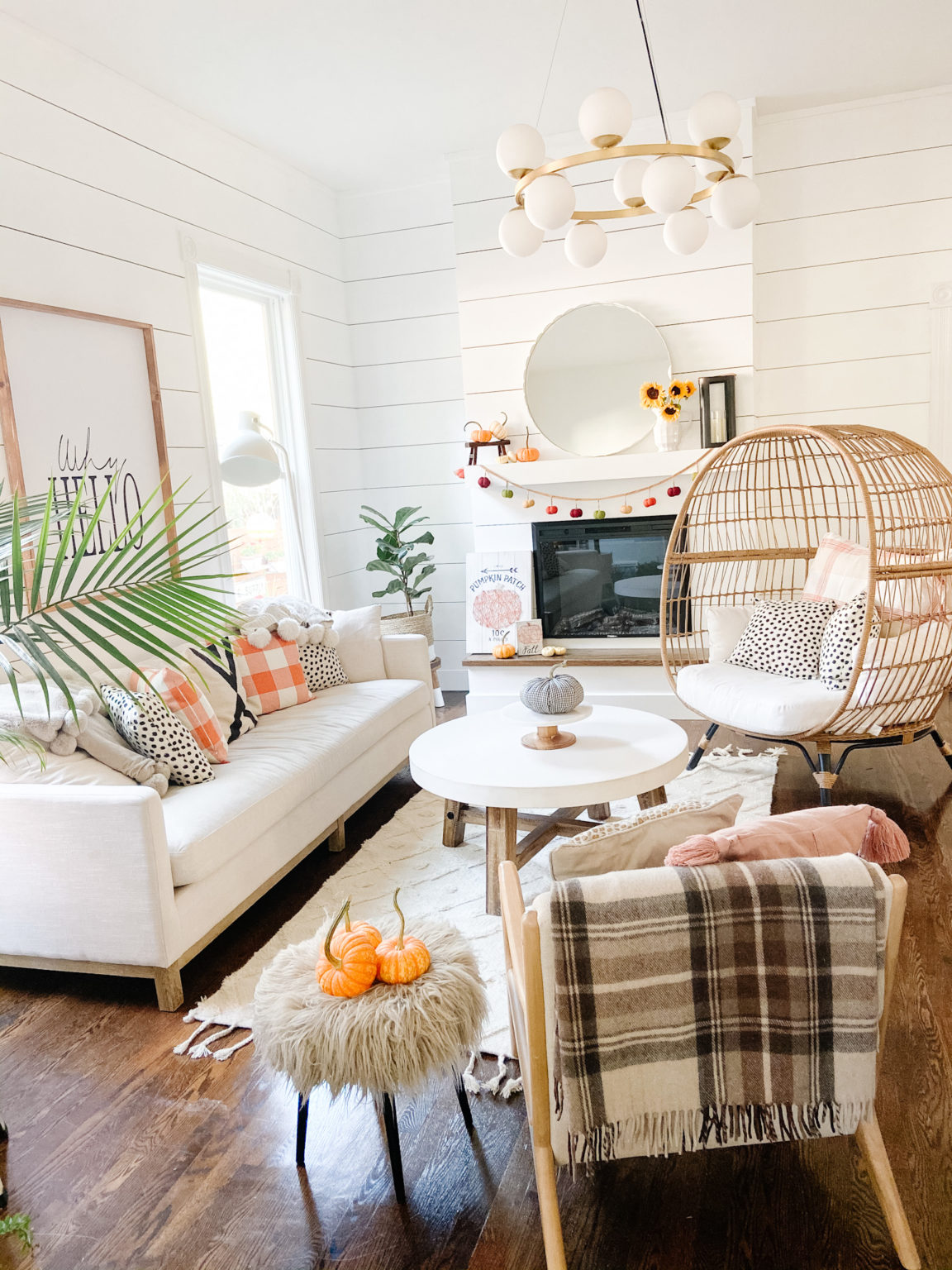 Boho Cottage Colorful Fall Home Tour - Tatertots and Jello