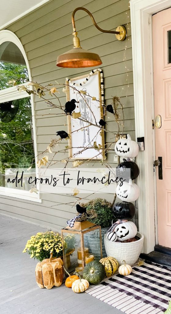Halloween DIY Spooky Forest Porch - Tatertots and Jello