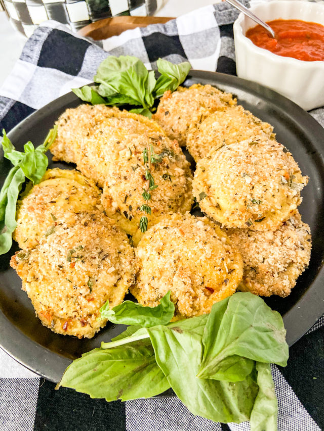 The Easiest Holiday Appetizer Your Kids Will Love - Baked Ravioli ...