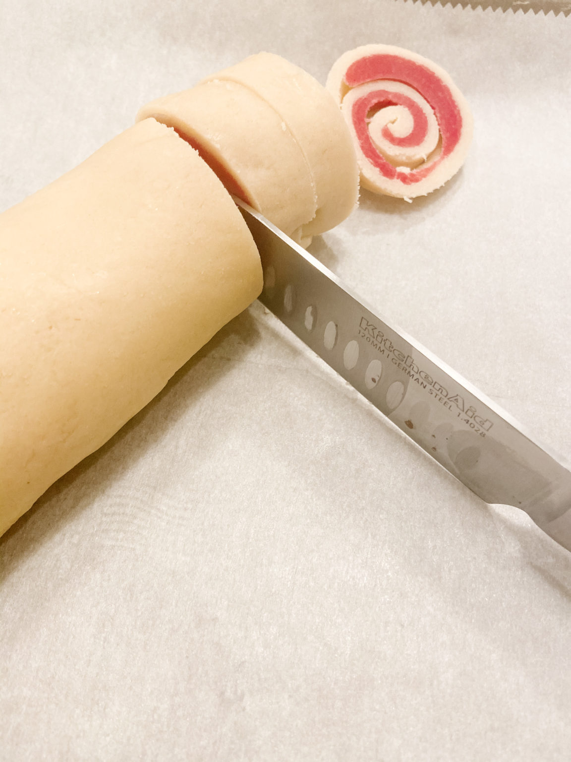Candy Cane Frosted Swirl Cookies - Tatertots and Jello