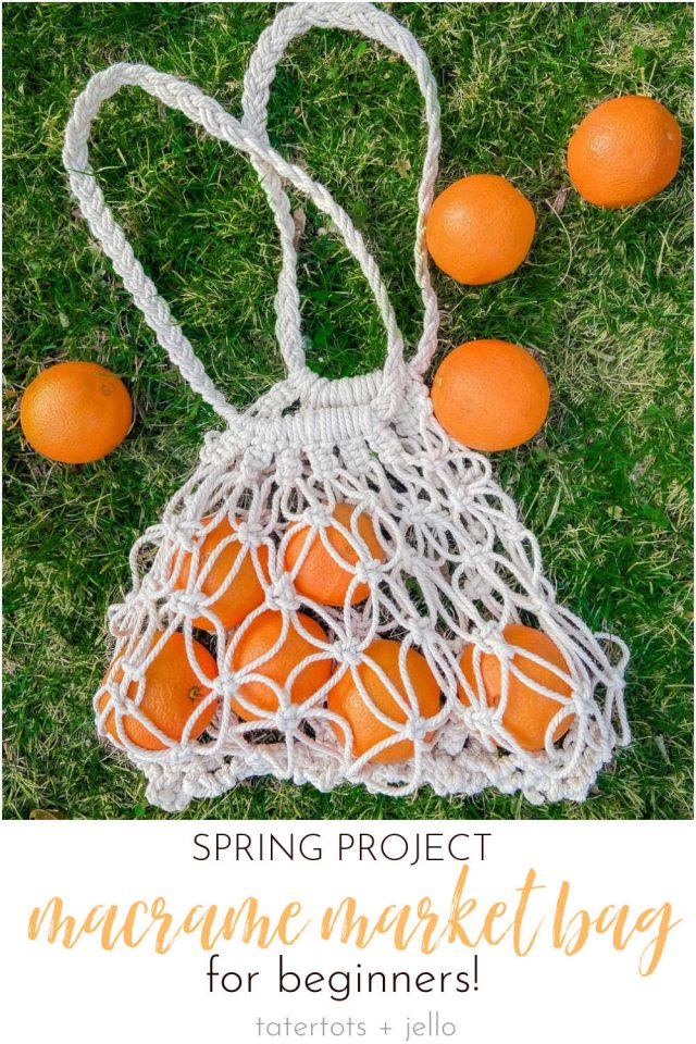 Make a Macrame Farmer's Market Bag for Beginners