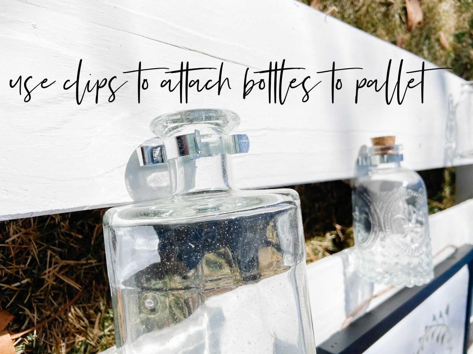 DIY Spring Pallet Hanging Flower Display Mantel Fireplace