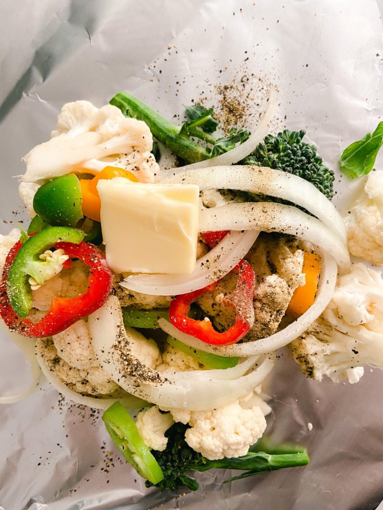 Vegetable Grill Packets and Topping Bar -- Low-Carb and Keto Options!