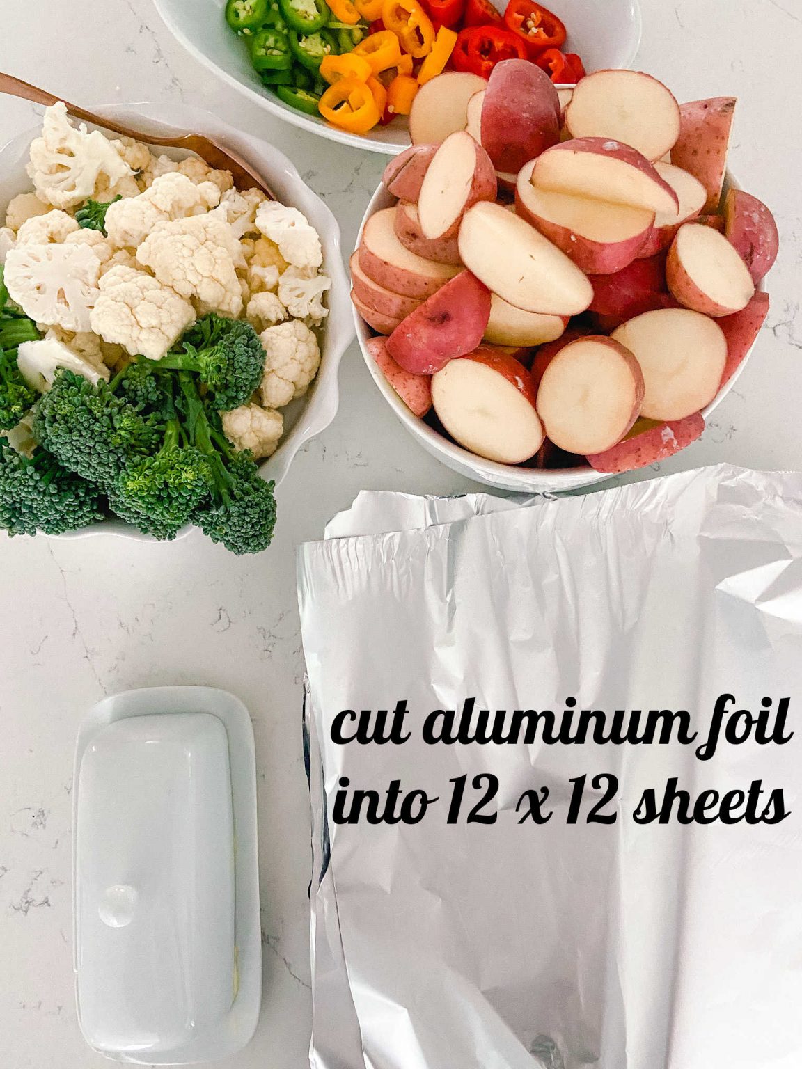 Vegetable Grill Packets and Topping Bar -- Low-Carb and Keto Options!