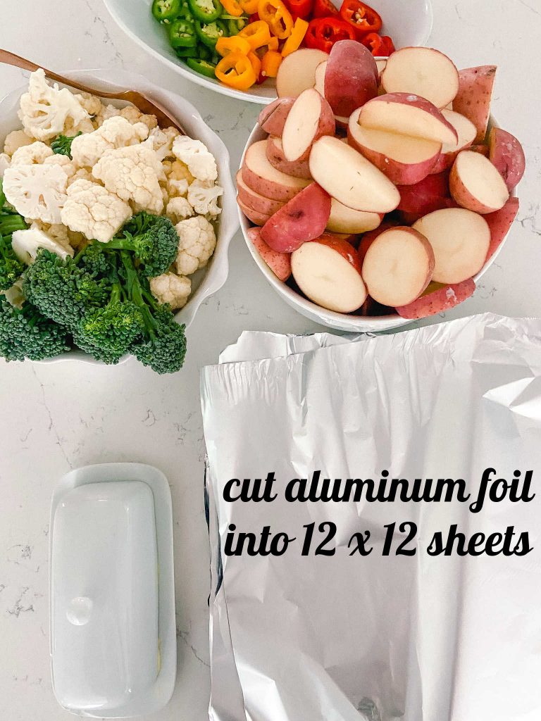 Vegetable Grill Packets and Topping Bar -- Low-Carb and Keto Options!
