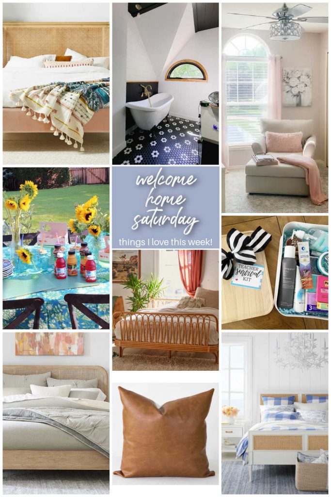 Welcome Home Saturday -- DIY projects and things I love this week!