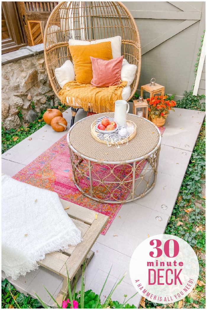 A New Deck in Under 30 Minutes -- easy to install, modular and portable!