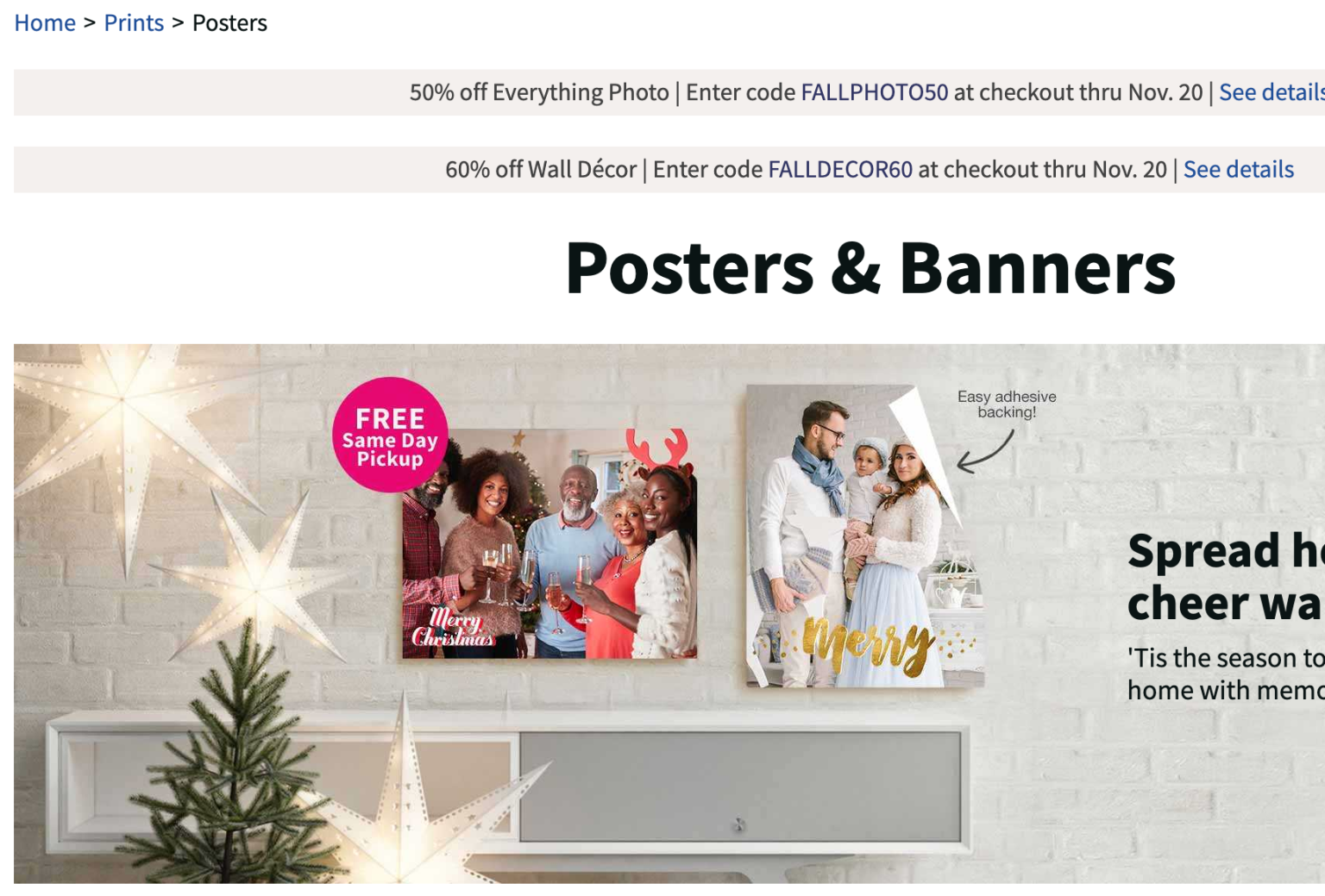 FALALALA Three Colorful Holiday Signs - print them out for instant decor!