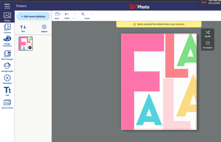 FALALALA Three Colorful Holiday Signs - print them out for instant decor!