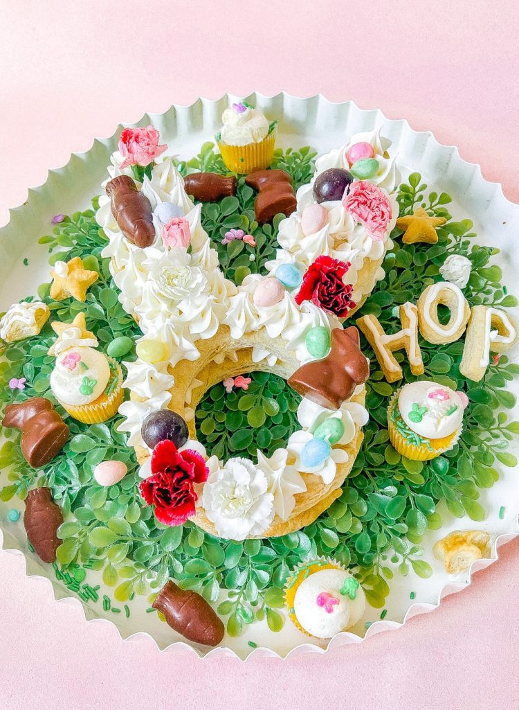 Bunny Puff Pastry Easter Tart - easy to make and a cute centerpiece!