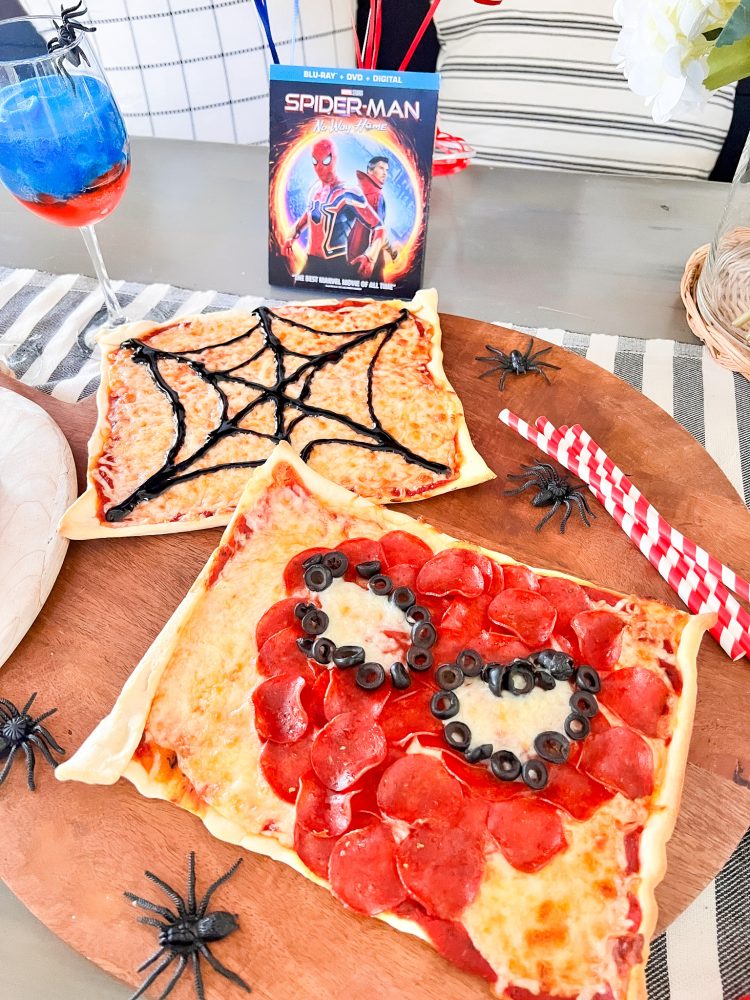 Family Movie Night with Spider Man: No Way Home -Spidey party recipes!