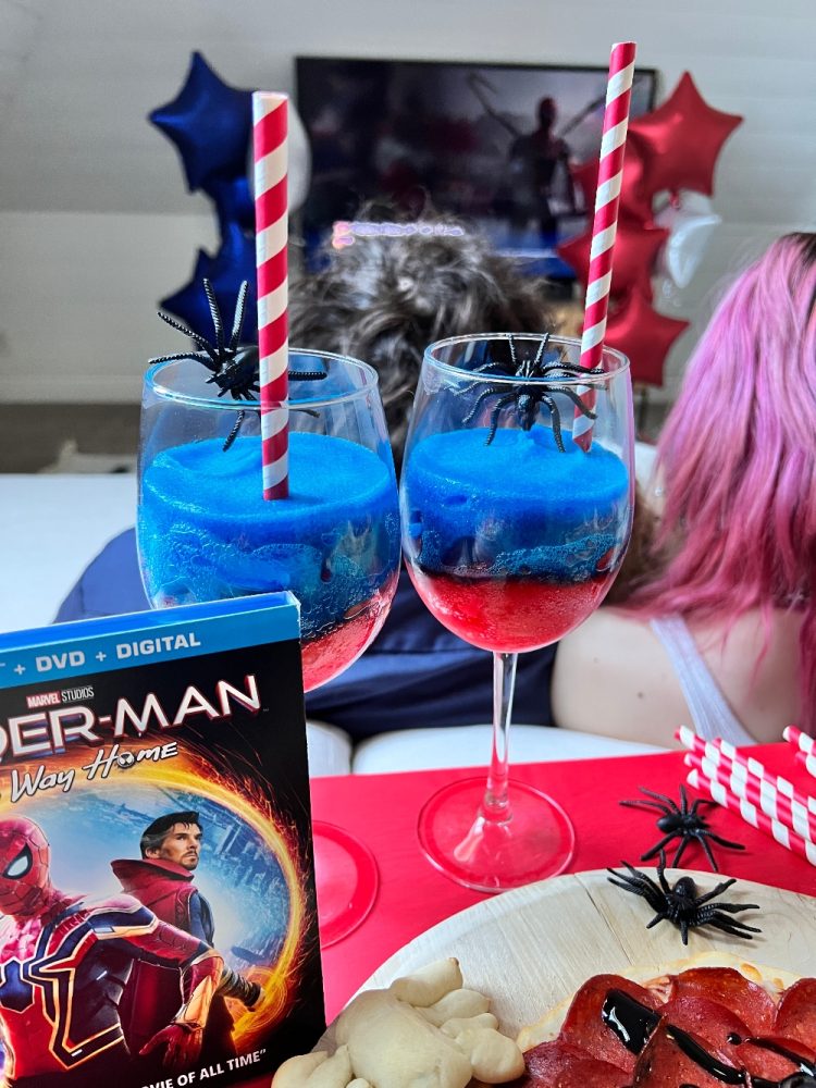 Family Movie Night with Spider Man: No Way Home -Spidey party recipes!