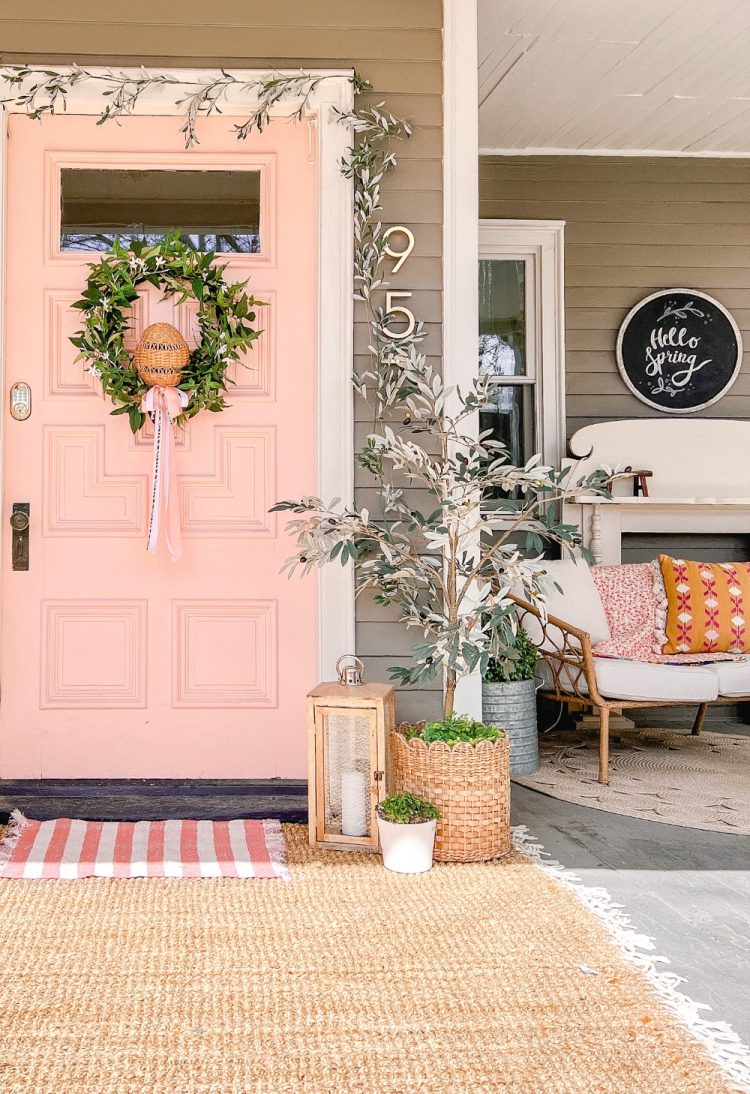 Spring Home Tour Tatertots and Jellp - colorful ways to bring spring in!