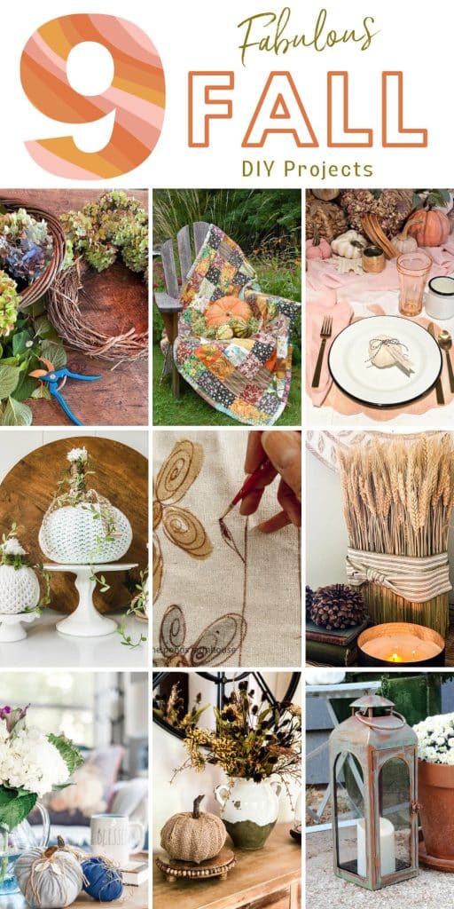 9 Beautiful Fall DIY Projects - easy ways to get cozy for Fall!