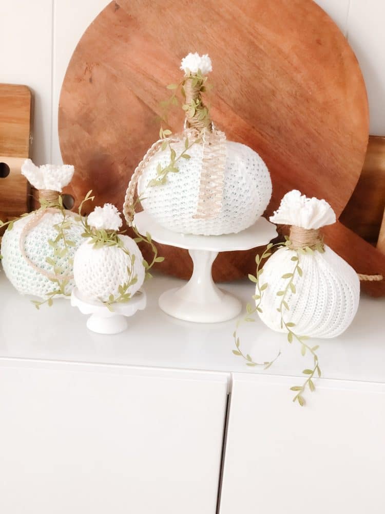 How to Make Easy Fall Sweater Pumpkins Out of Sweater Sleeves!