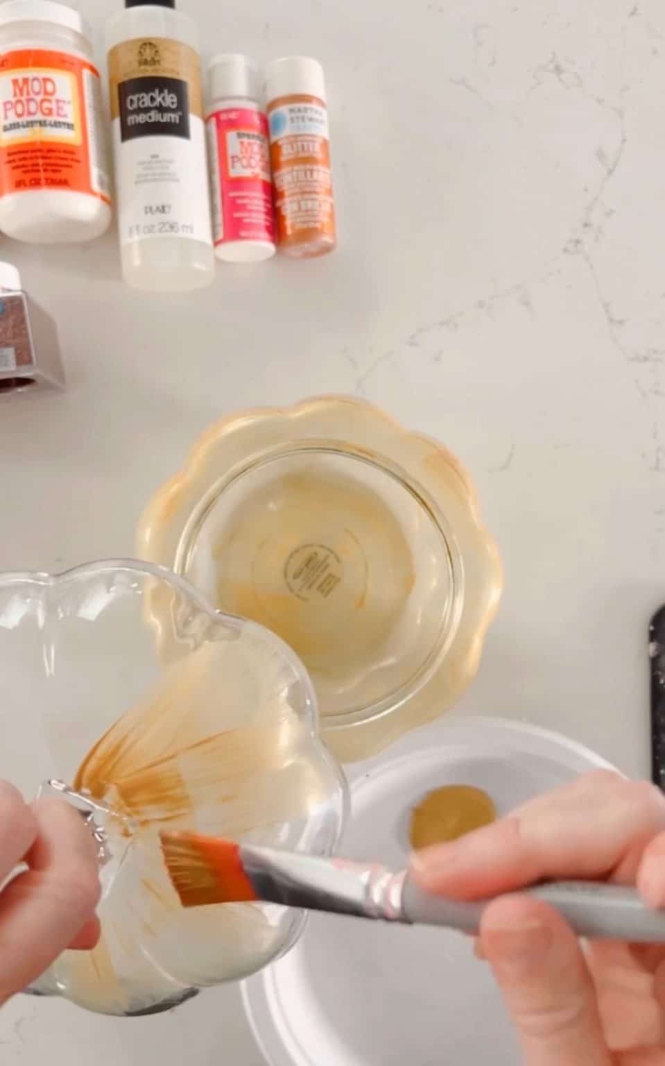 Pottery Barn Inspired Amber Pumpkin Cloches for 95% off!