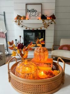 Pottery Barn Inspired Amber Pumpkin Cloches for 95% off!
