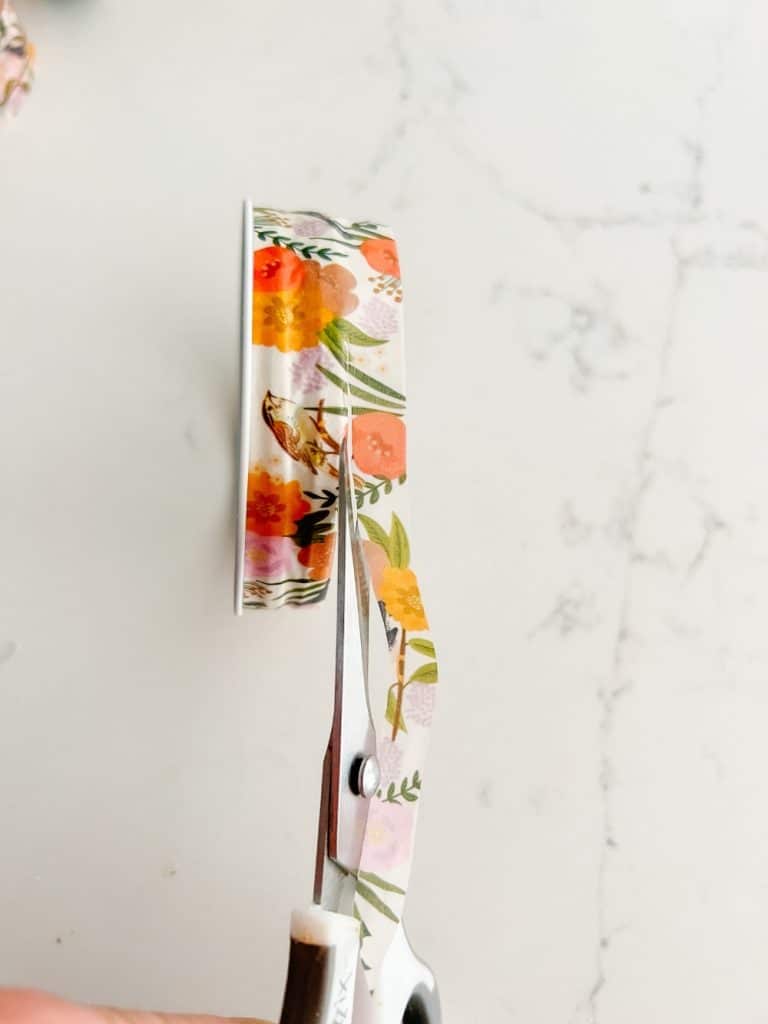 Washi Tape Mason Jar Pumpkin - a fun kids craft!