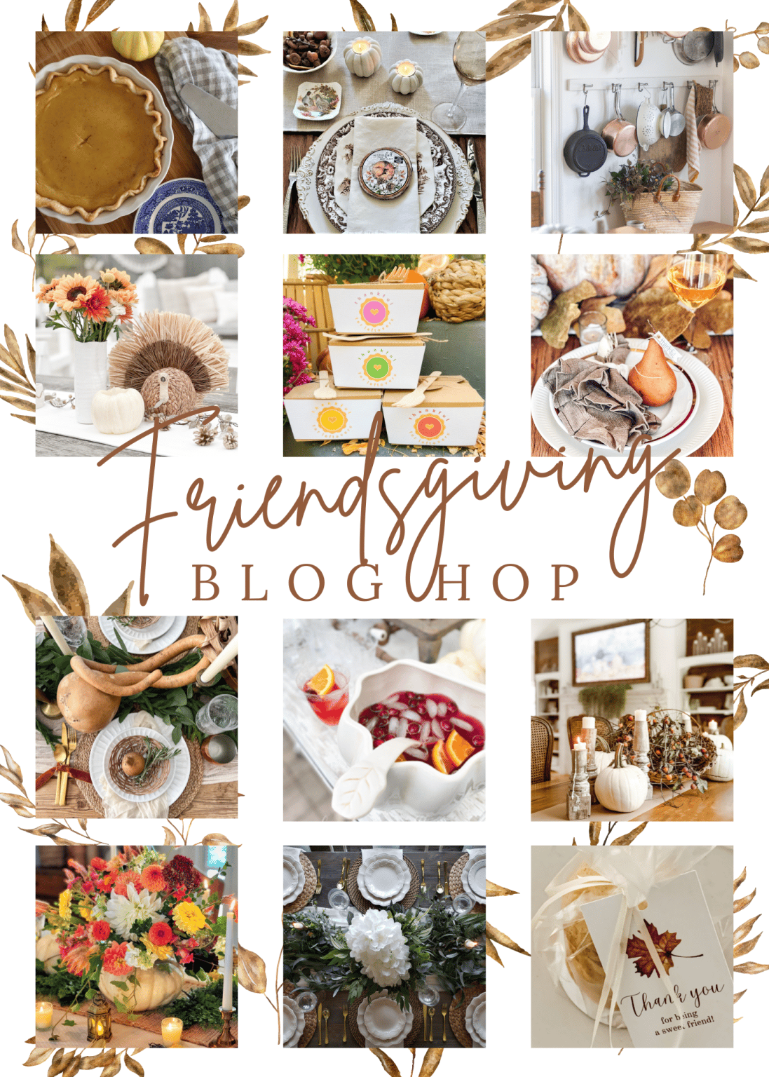 Free Friendsgiving Leftover Printable Tags and Sign!