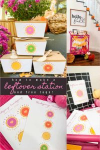 Free Friendsgiving Leftover Printable Tags and Sign!