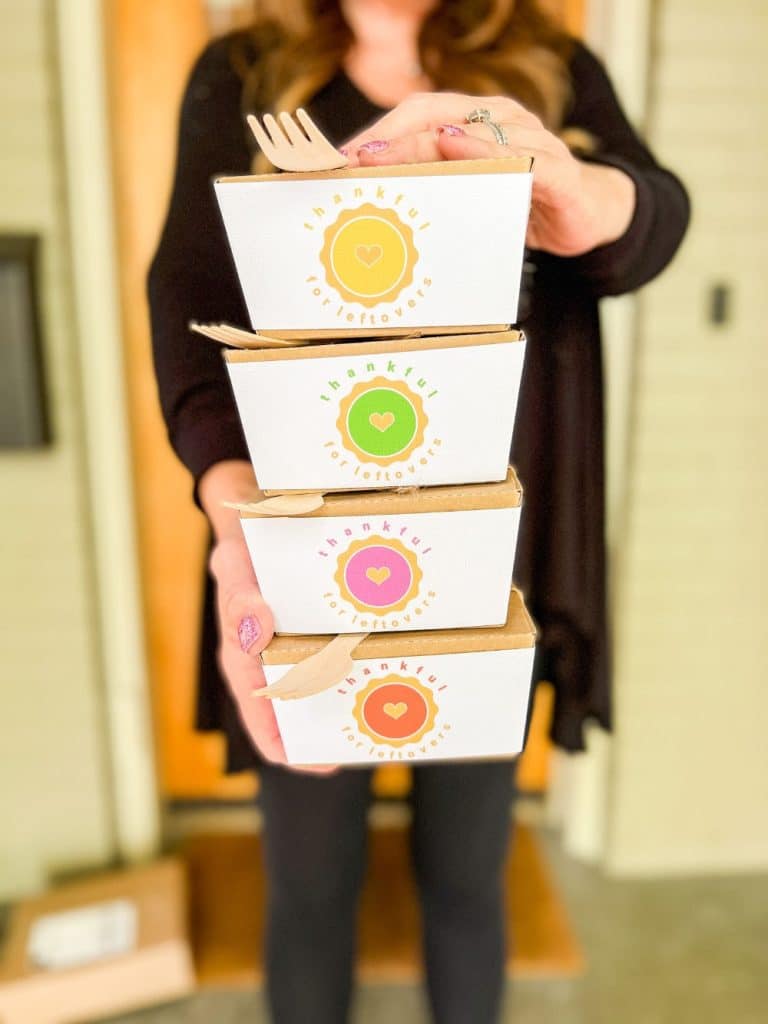 Free Friendsgiving Leftover Printable Tags and Sign!