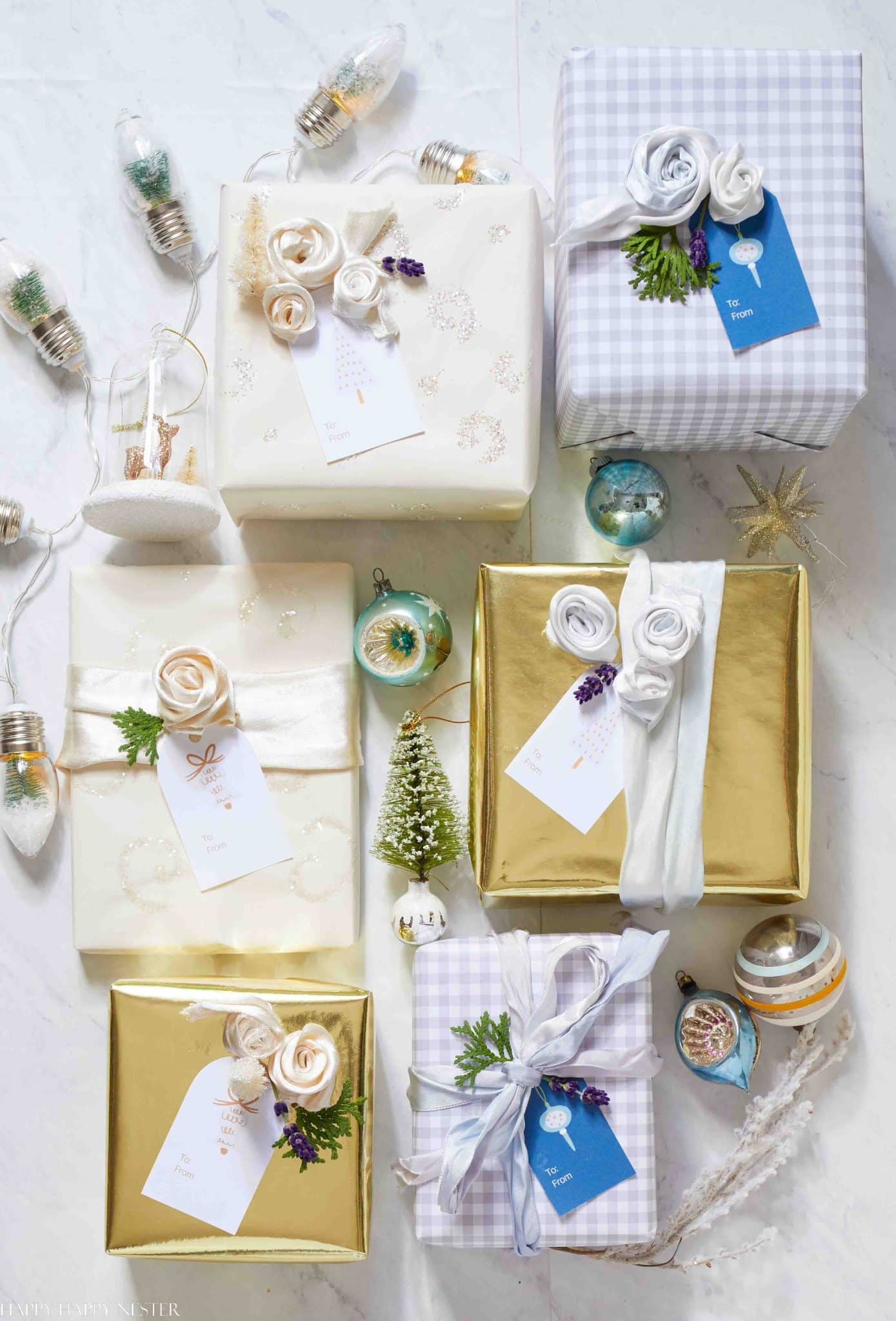 9 Bright Printable Holiday Gift Tags - so easy to print off and use!