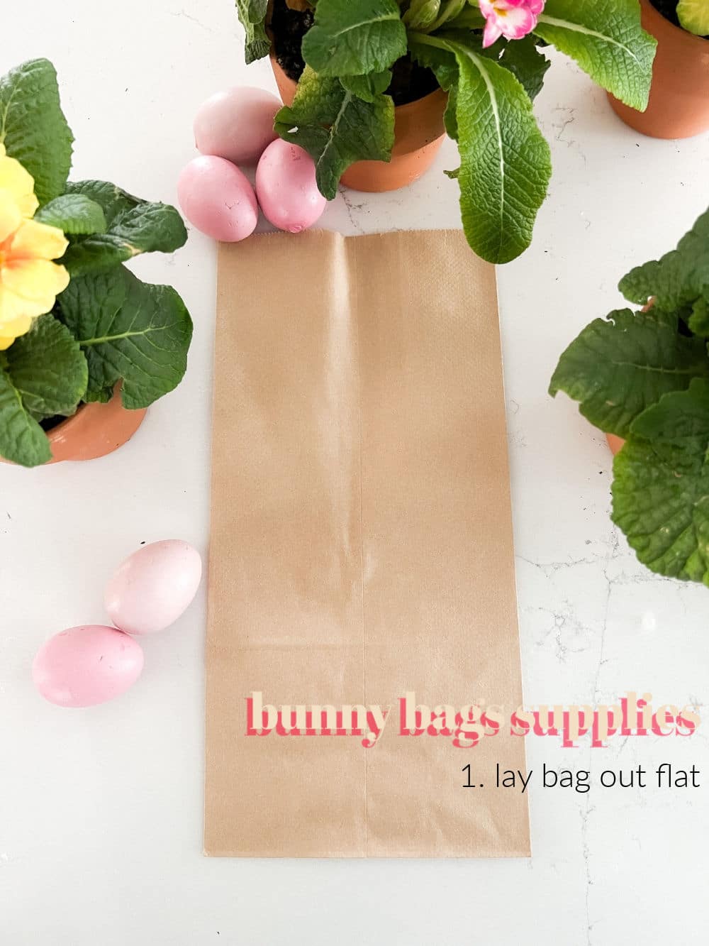 Simple Easter Bunny Treat Bags