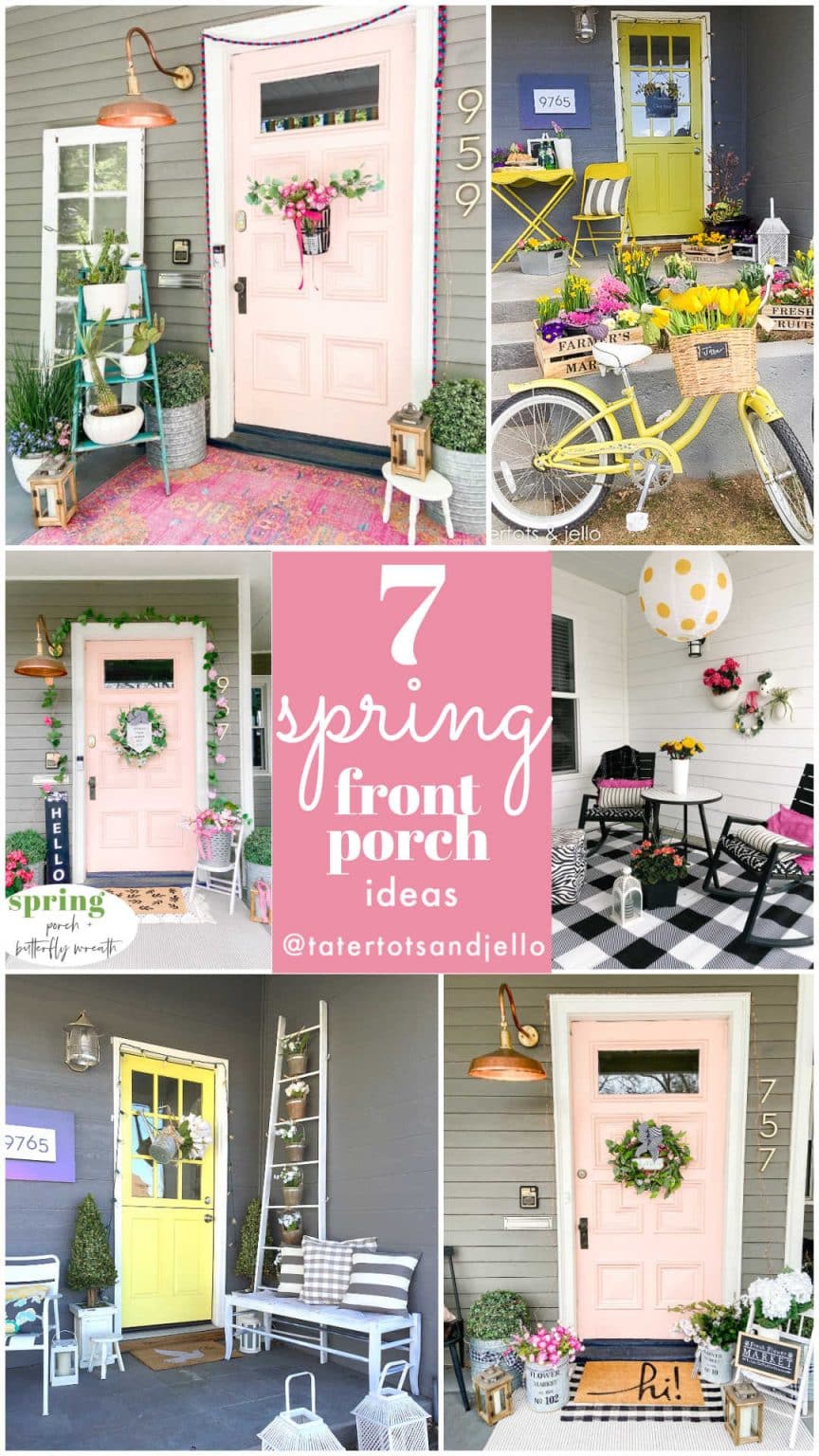 7 Spring Porch Ideas - DIY projects to make your porch shine!