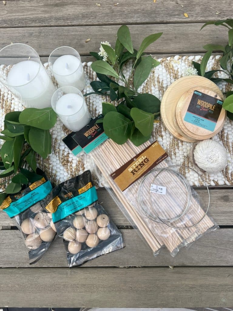 DIY Boho Wood Lanterns - perfect for summer al fresco dining!