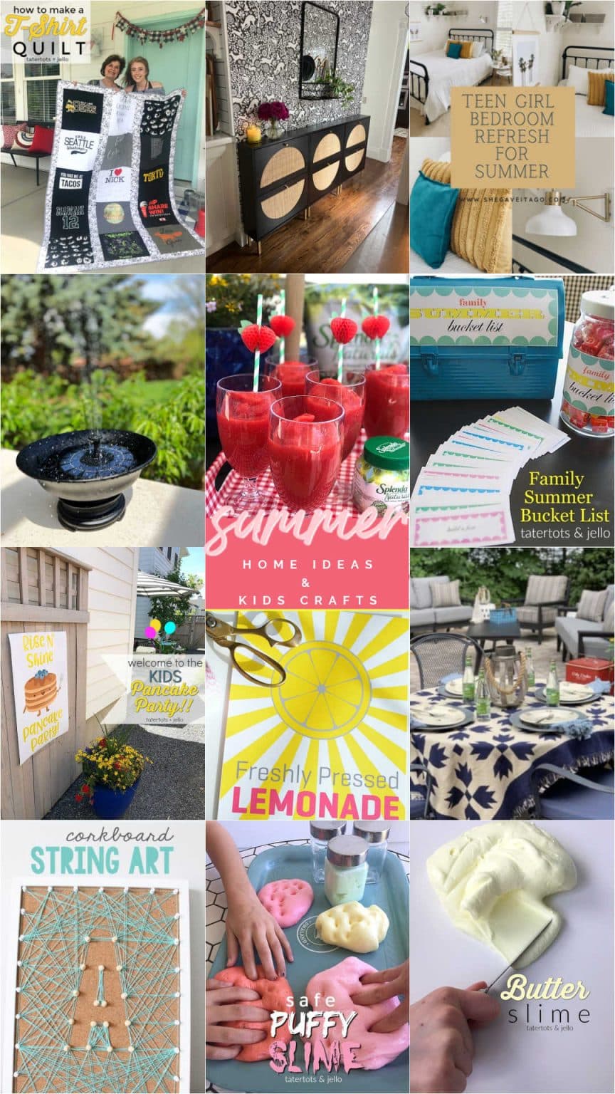Summer Home Ideas and Kids Crafts - crafty fun!