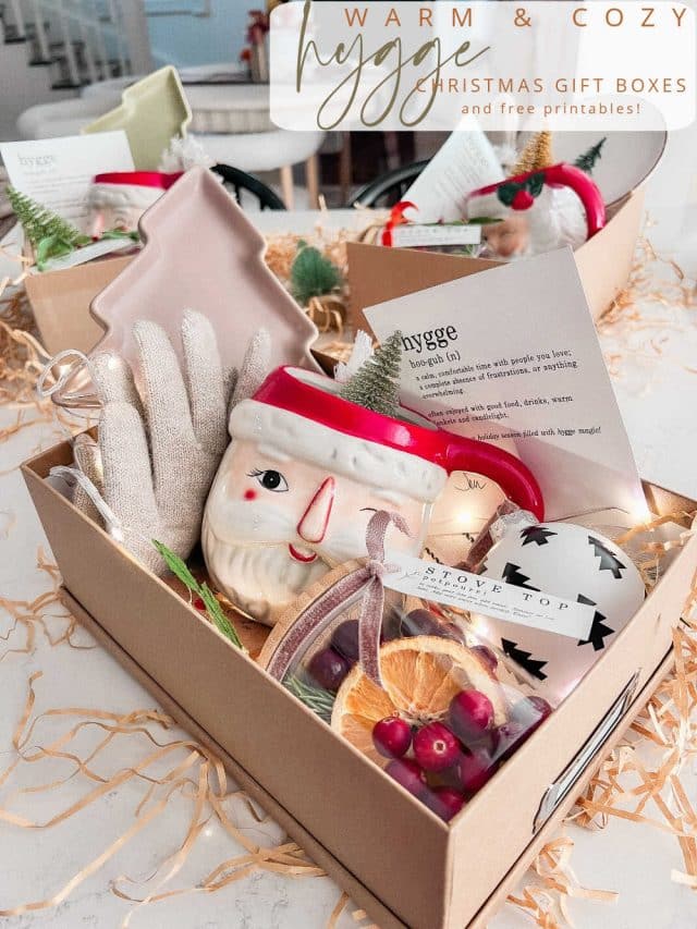 Warm and Cozy Hygge Christmas Gift Boxes - Tatertots and Jello