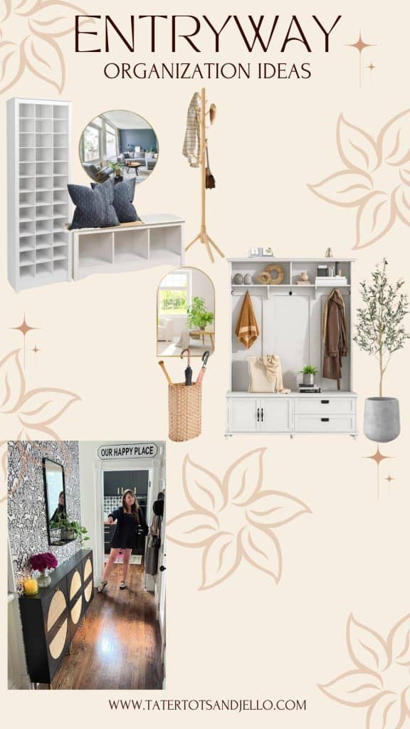 3 No-Closet Entryway Organizing Ideas - organize your home!