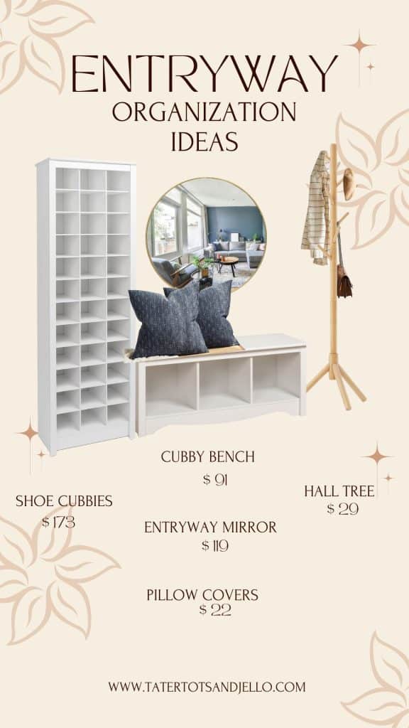 3 No-Closet Entryway Organizing Ideas - organize your home!