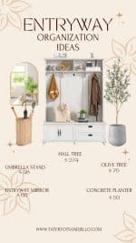 3 No-Closet Entryway Organizing Ideas - organize your home!