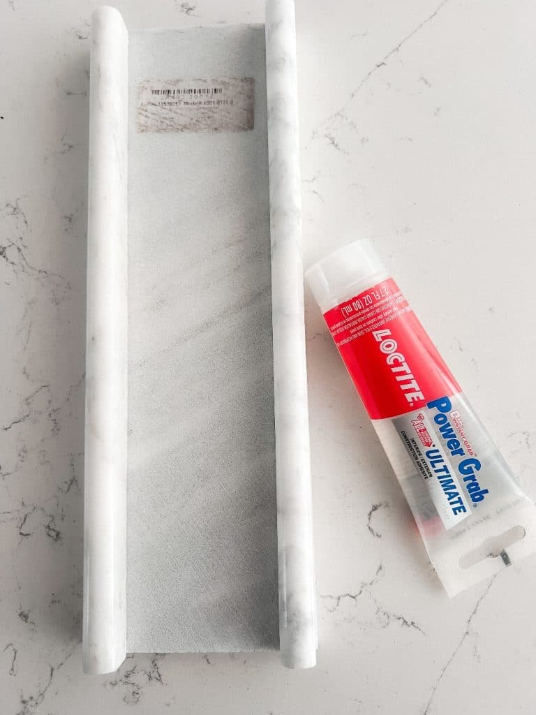 Make a DIY Marble Kitchen Pedestal - in less than 5 minutes!